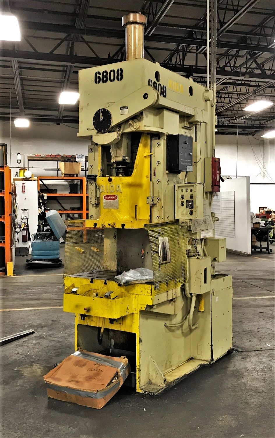75 Ton Capacity Aida Single-Point Gap Frame Press For Sale - Used ...